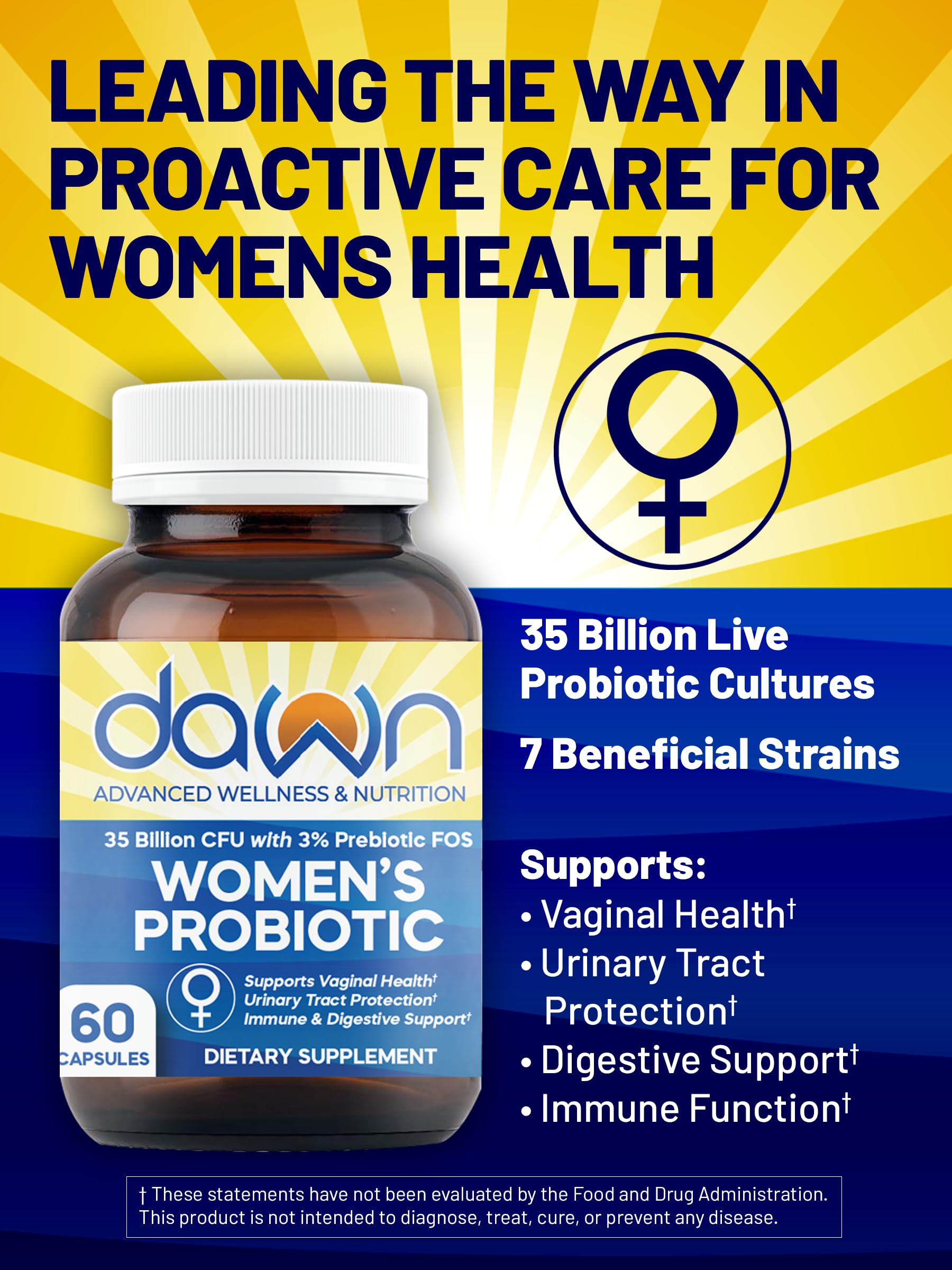 daily probiotic support for women