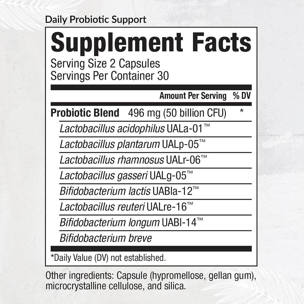 Daily probiotic support for women