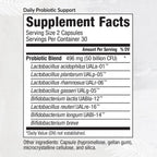 Daily probiotic support for women