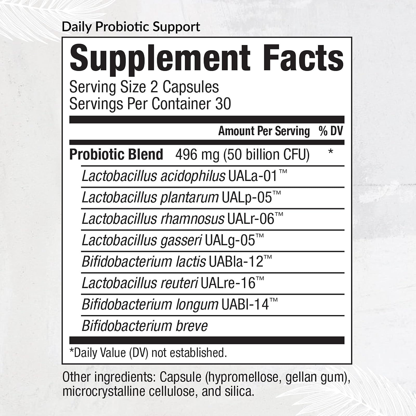 Daily probiotic support for women