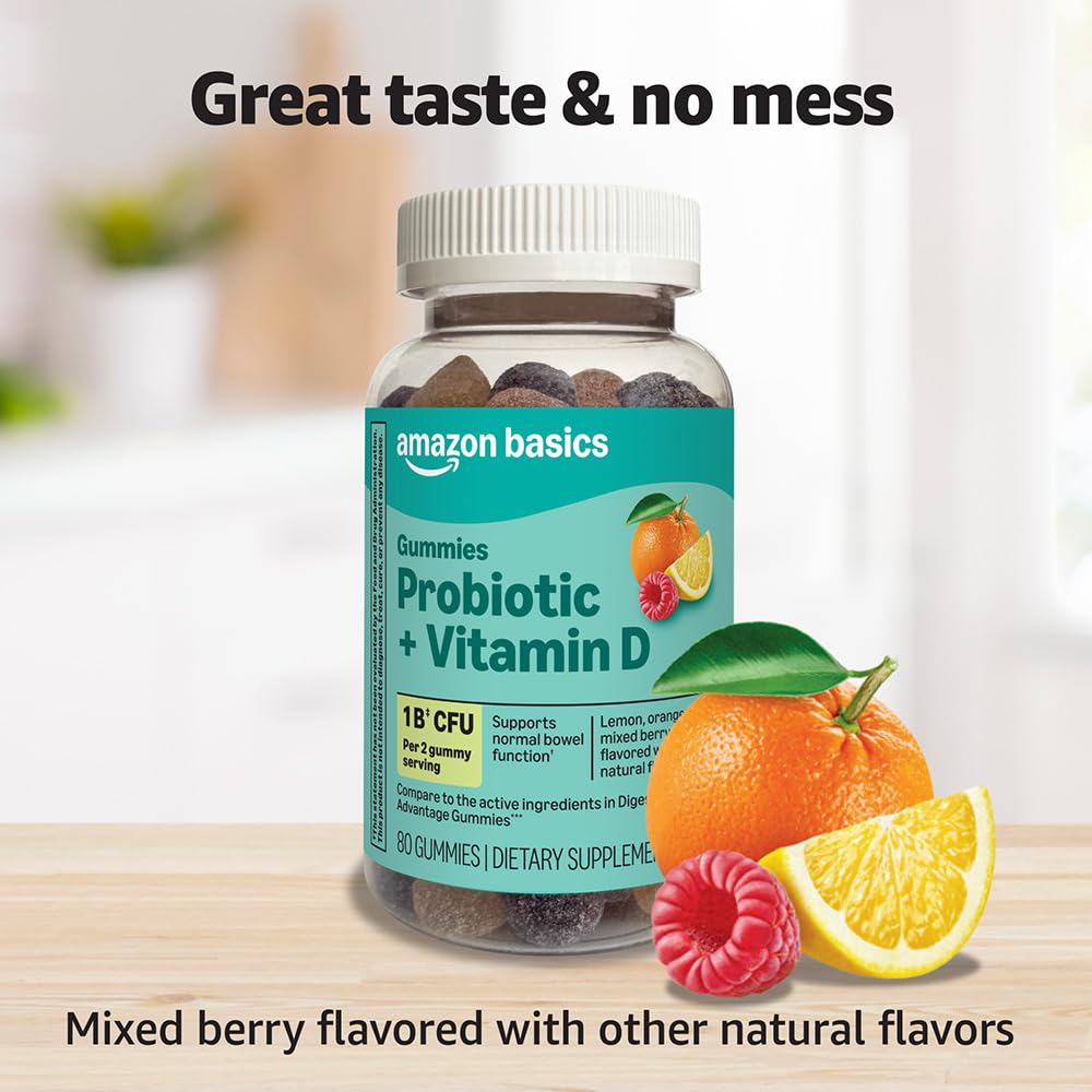 Daily probiotic support in gummy form