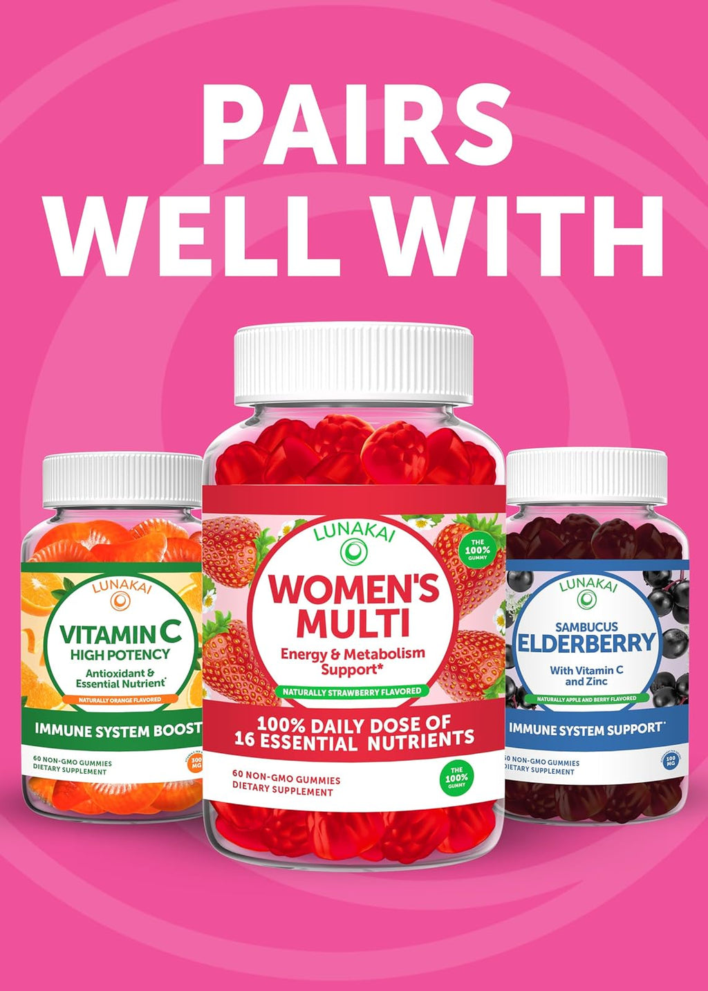 daily probiotic support in tasty gummies