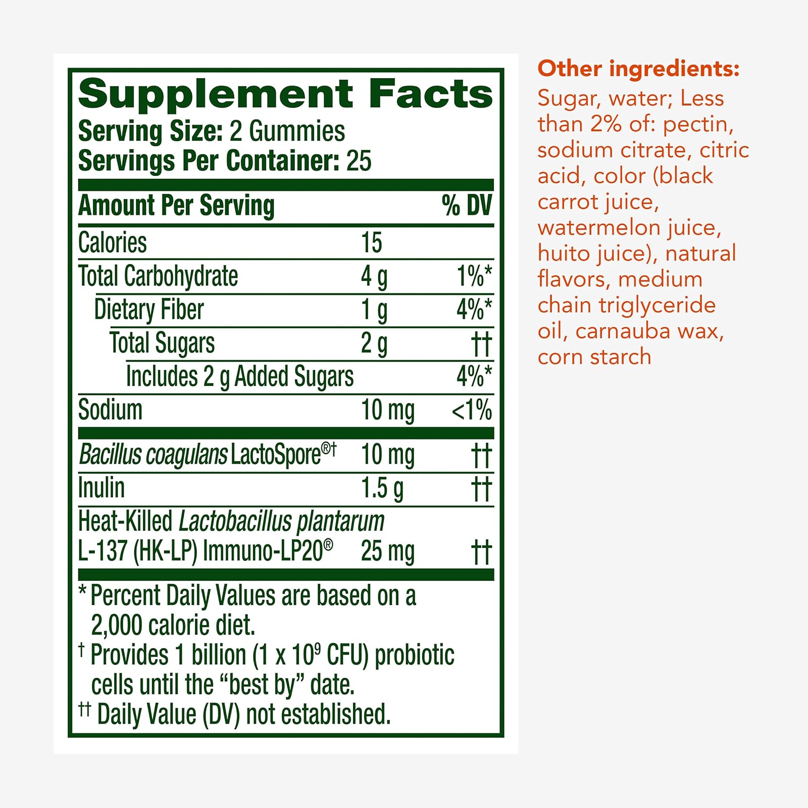 Daily probiotic support with Align gummies
