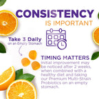 Daily probiotic support with gummies