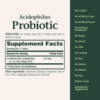 Daily probiotic tablets for gut balance