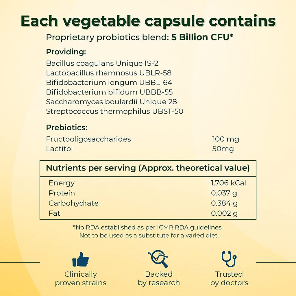 daily probiotics for a healthy gut
