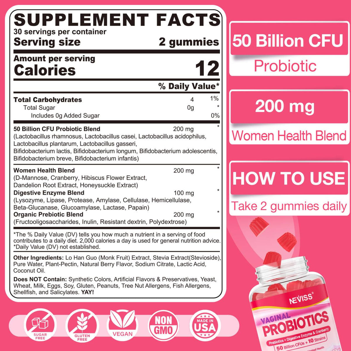 Daily probiotics for digestive health