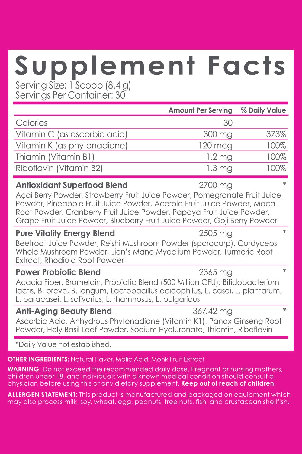 Daily probiotics for energy boost