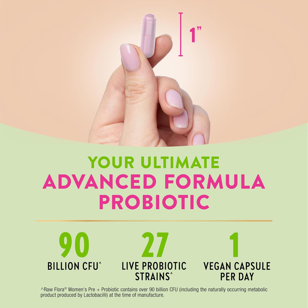 Daily probiotics for feminine wellness