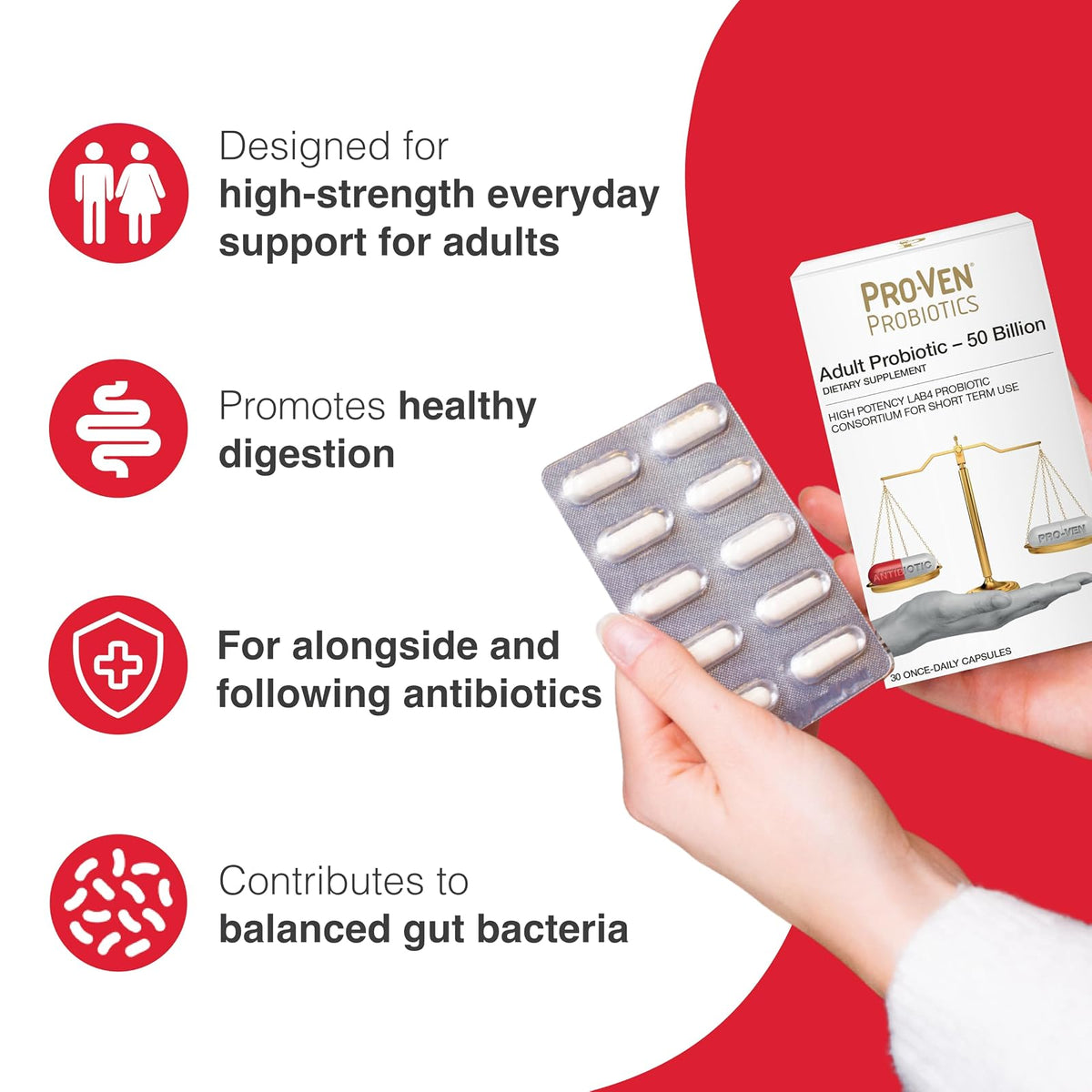 Daily probiotics for gut balance