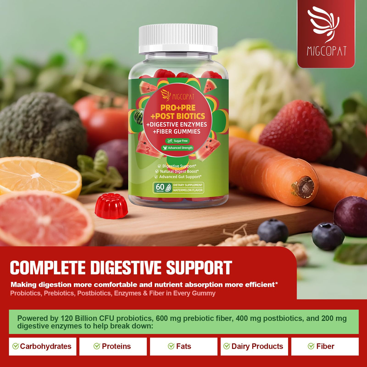 Daily probiotics for immune boost