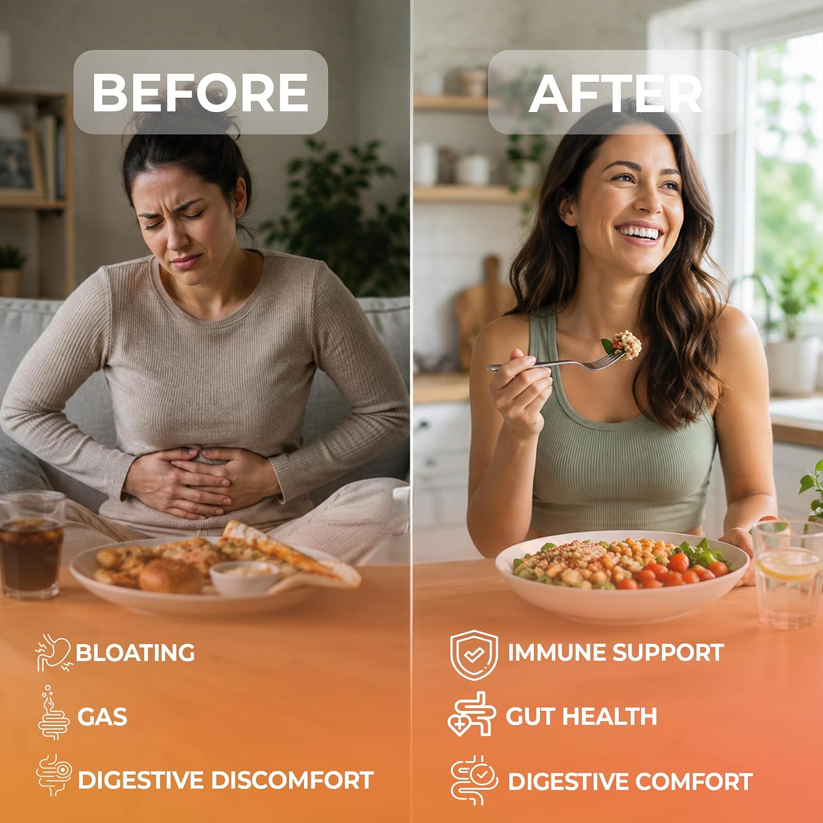 Daily probiotics for improved digestion
