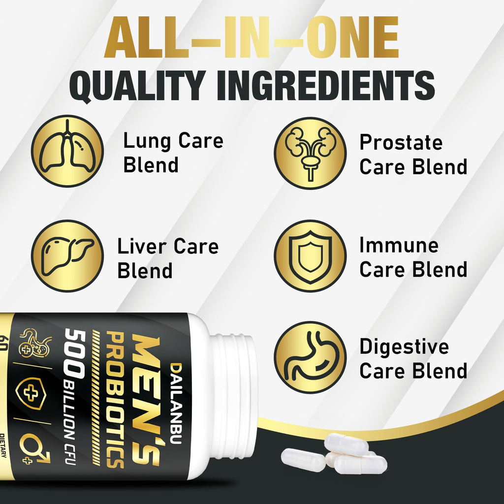 daily probiotics for men's wellness