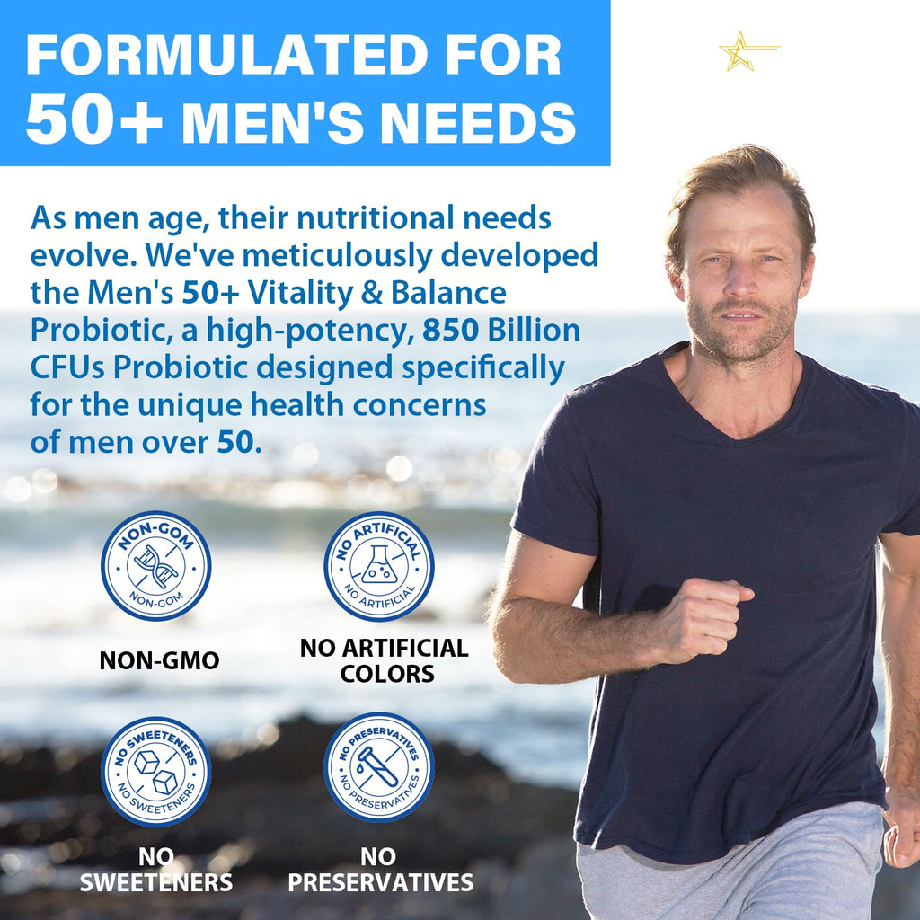 daily probiotics for men's wellness