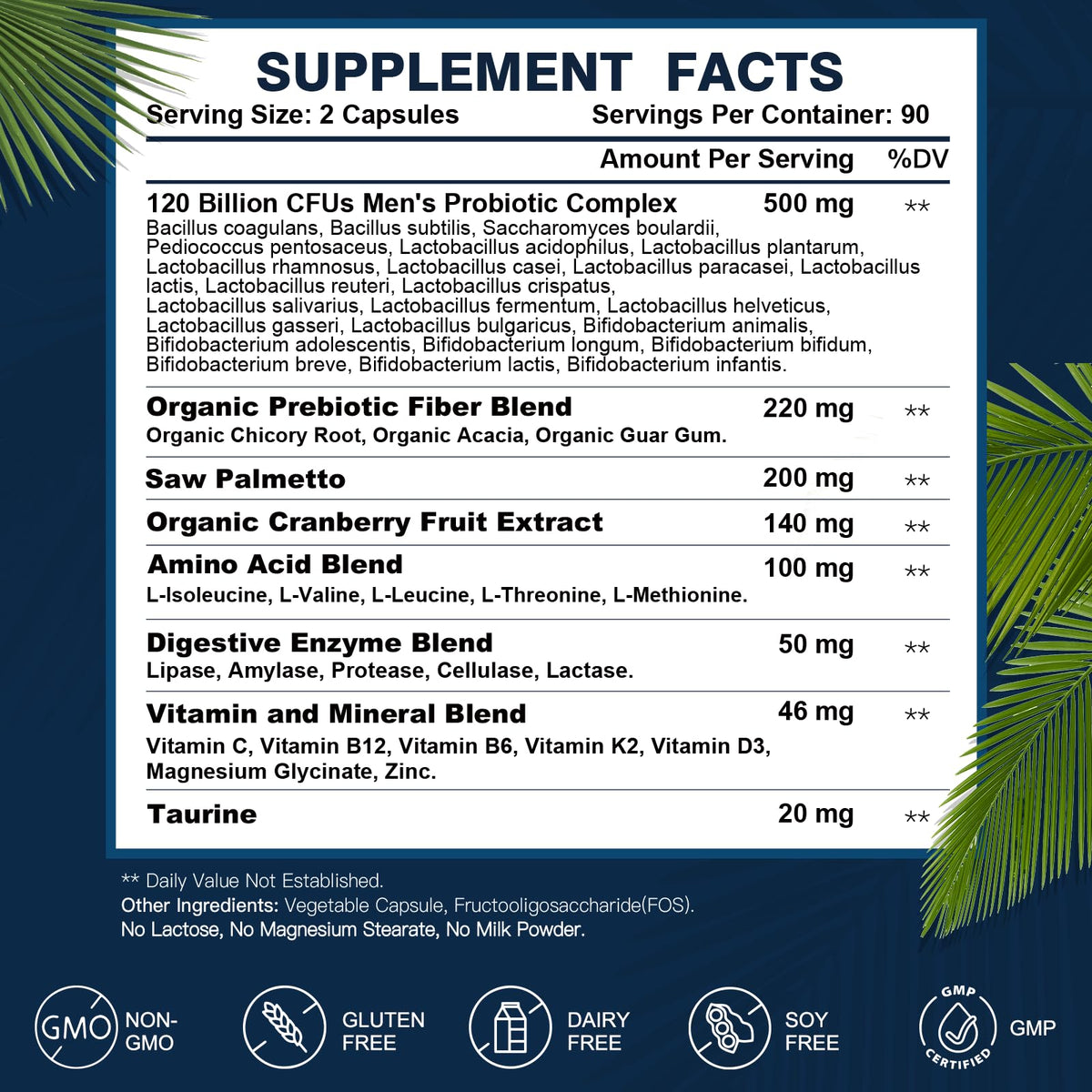 daily probiotics for men's wellness