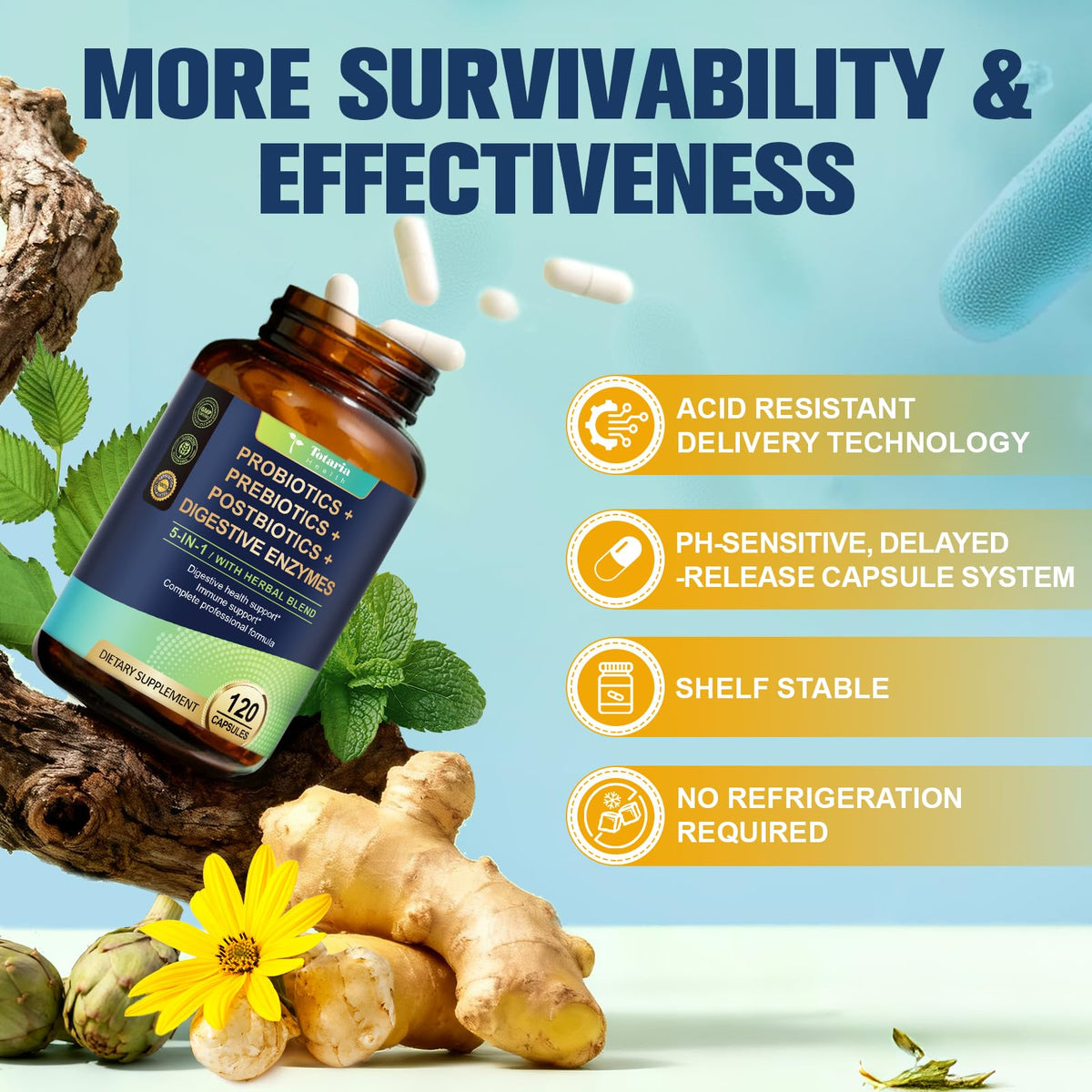 daily probiotics for overall wellness