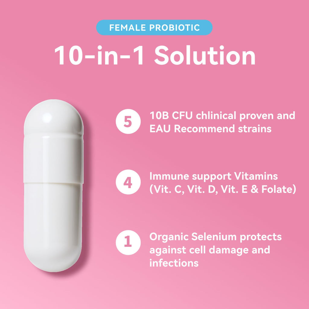 Daily probiotics for vaginal wellness