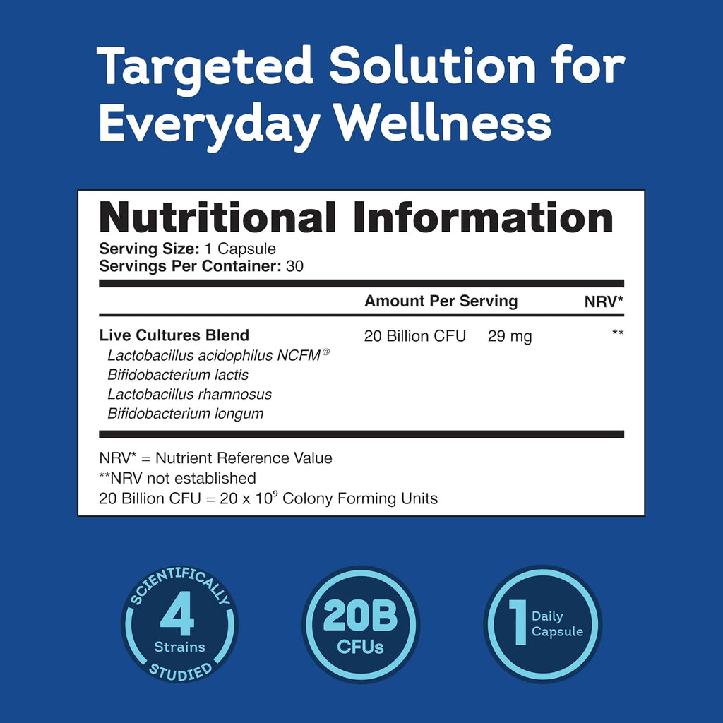 Daily probiotics for women and men
