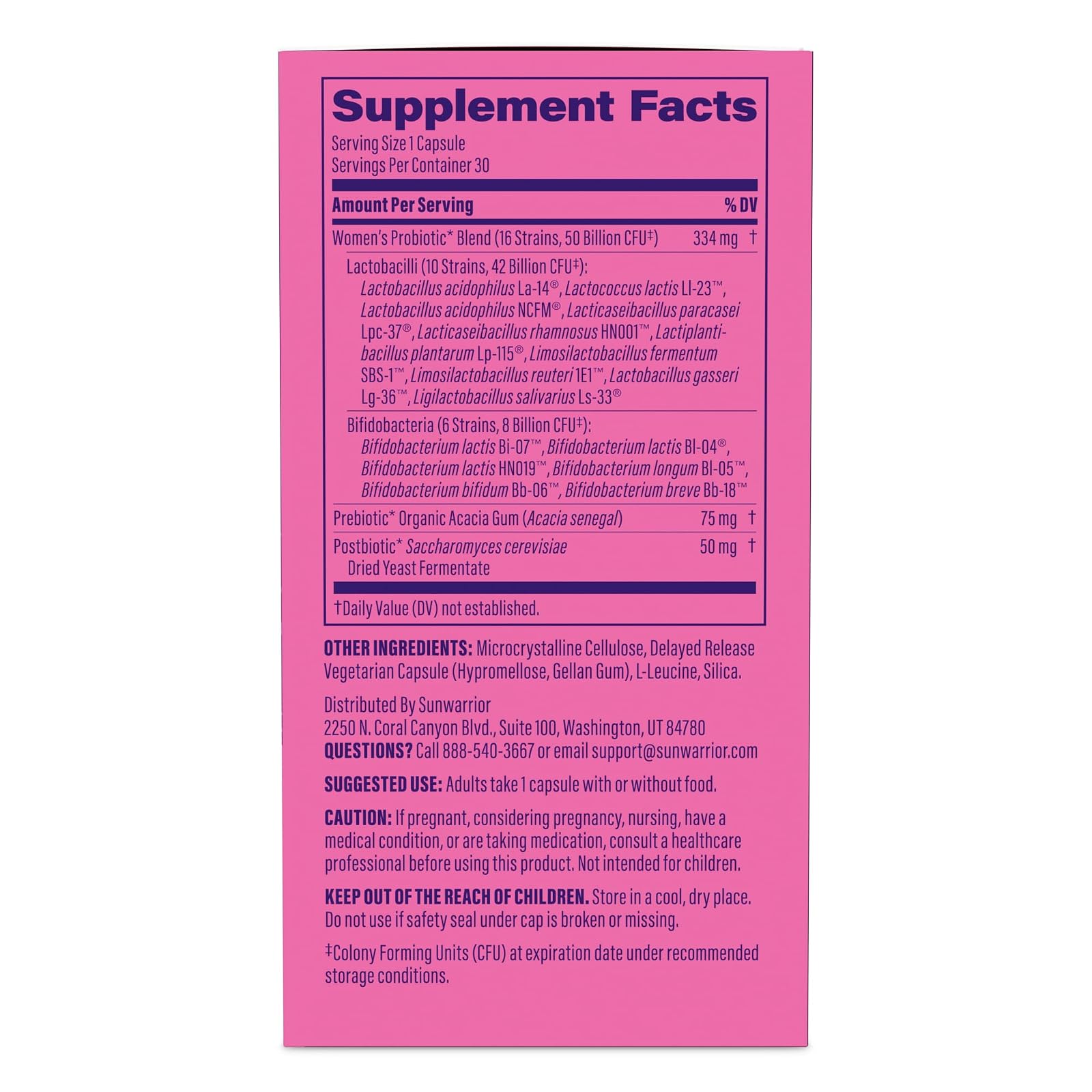 daily probiotics for women health