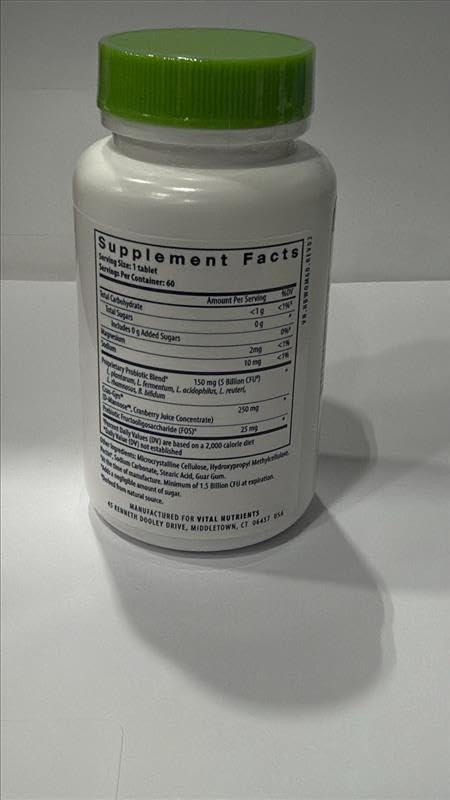 Daily probiotics for women's digestive balance