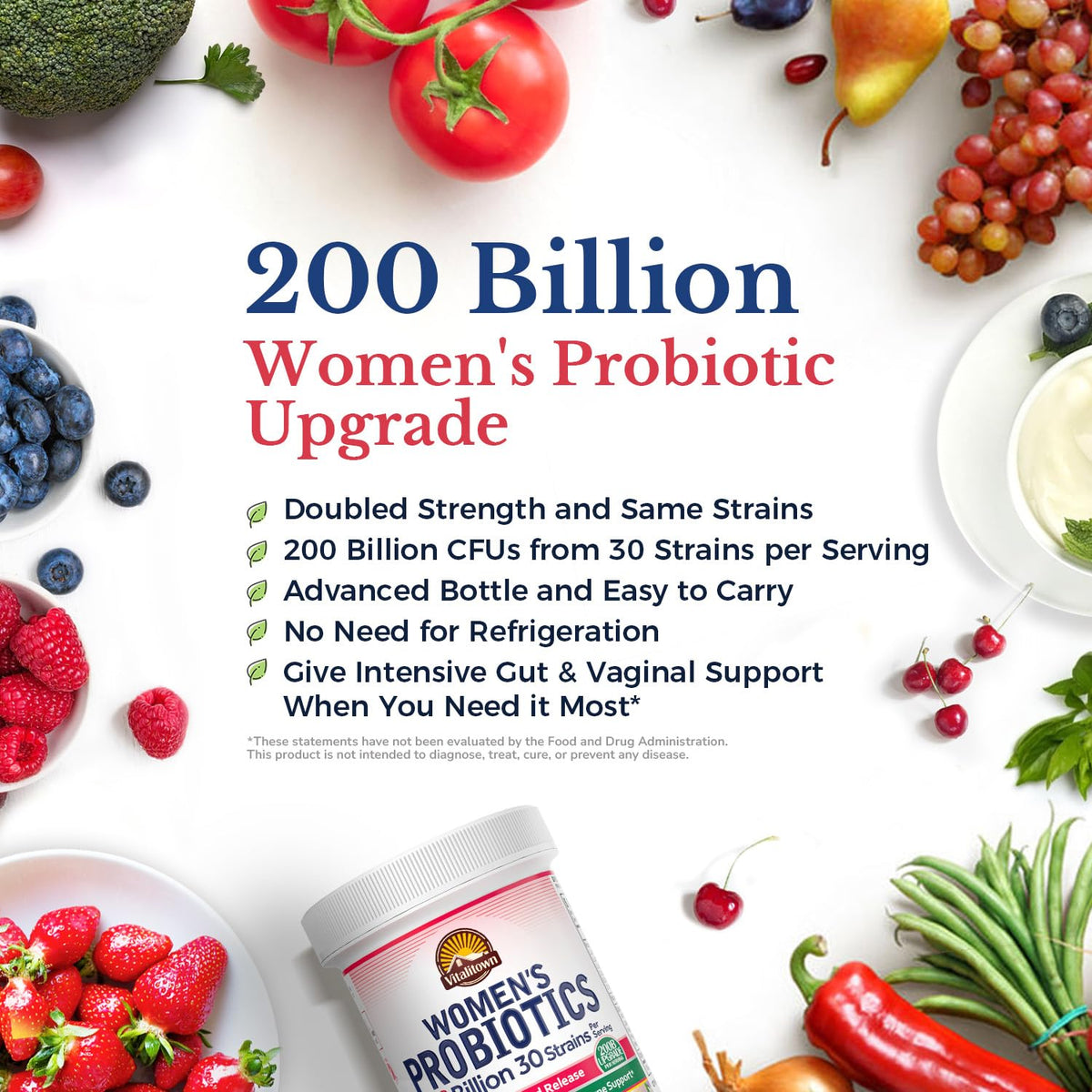 daily probiotics for women's digestive support