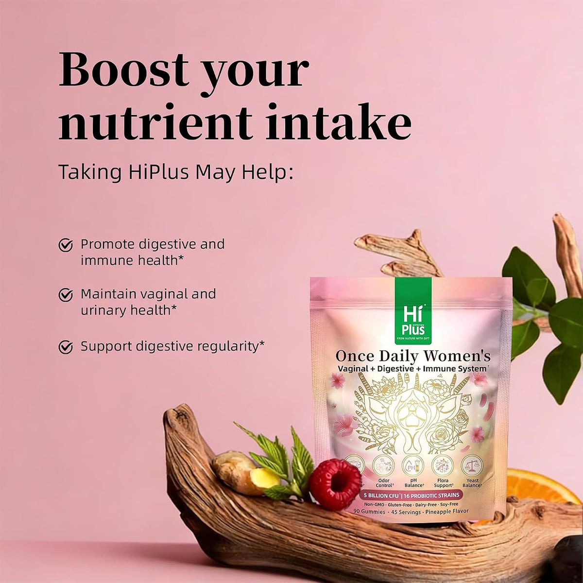 Daily probiotics for women's wellness