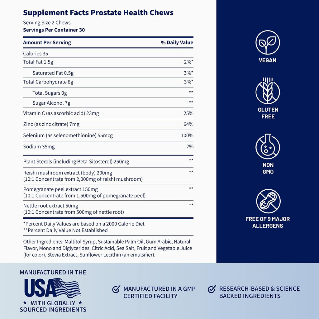 daily prostate health chews