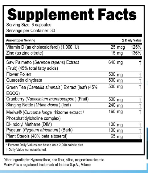 daily prostate health supplement for men