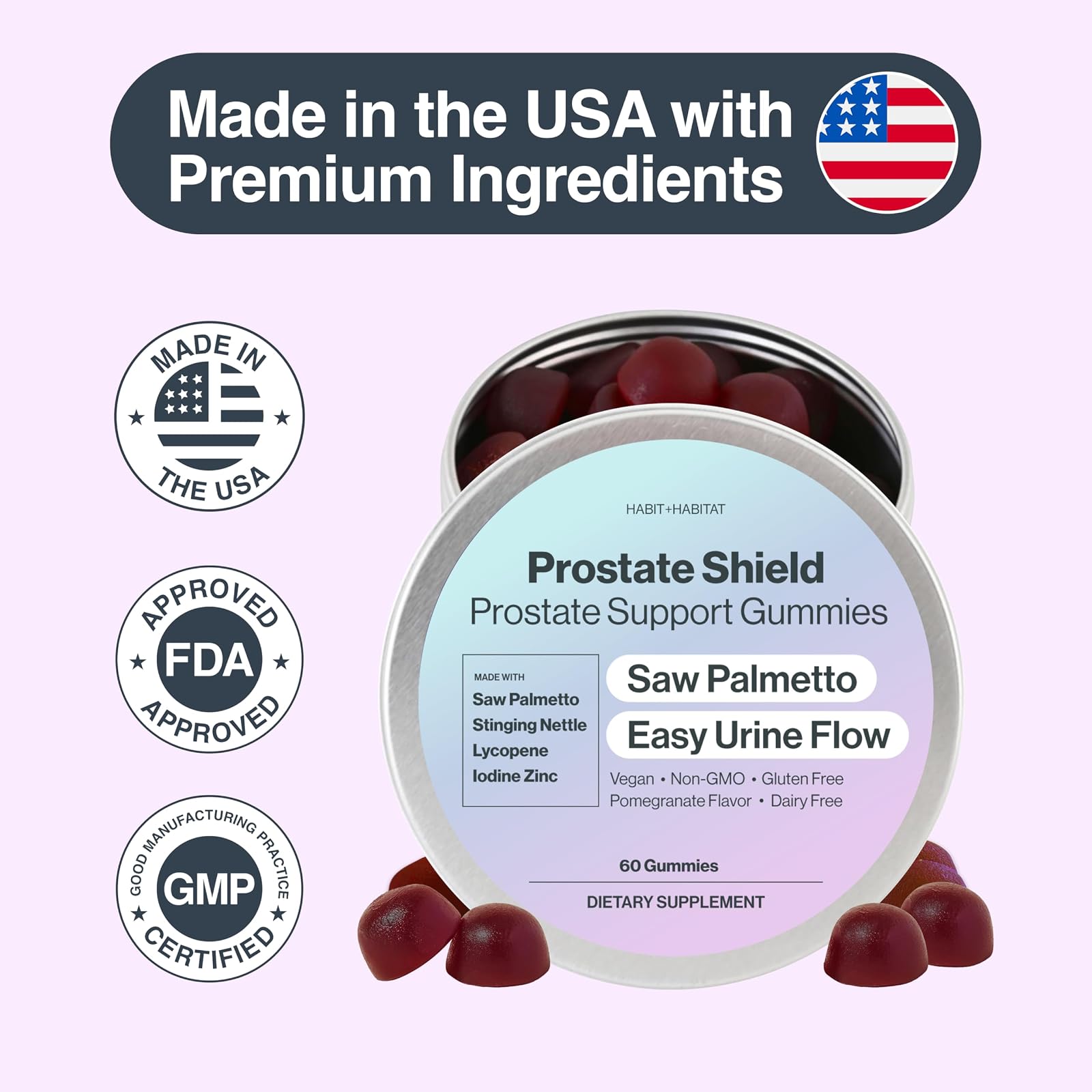 daily prostate health supplement gummies