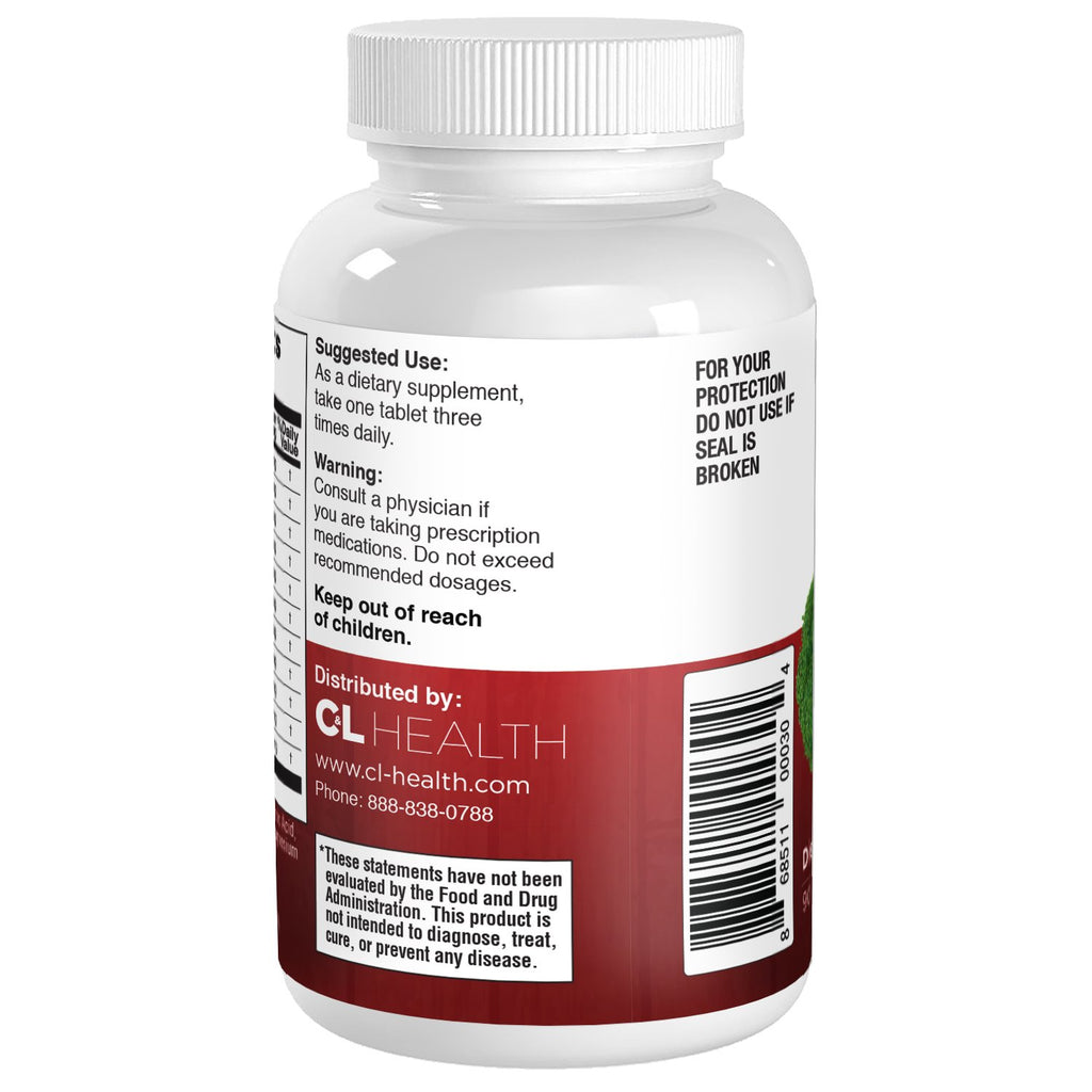 Daily prostate health vitamin tablets