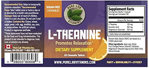 Daily relaxation support with L-Theanine