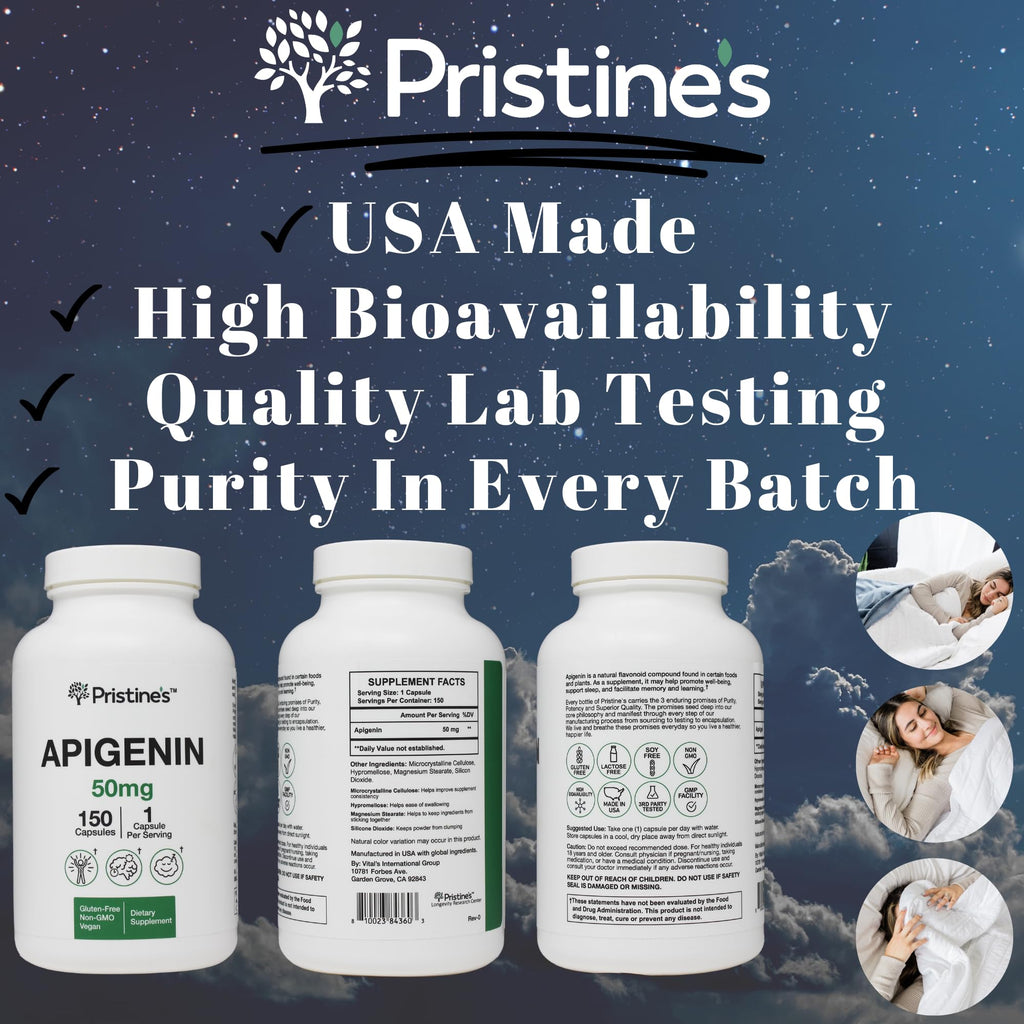 Daily relaxation with PRISTINE Apigenin