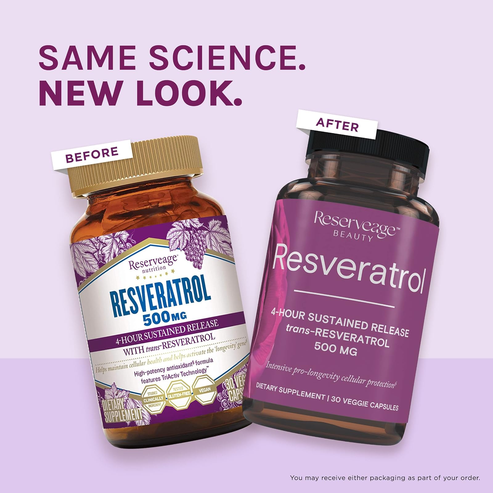Daily Resveratrol for enhanced vitality
