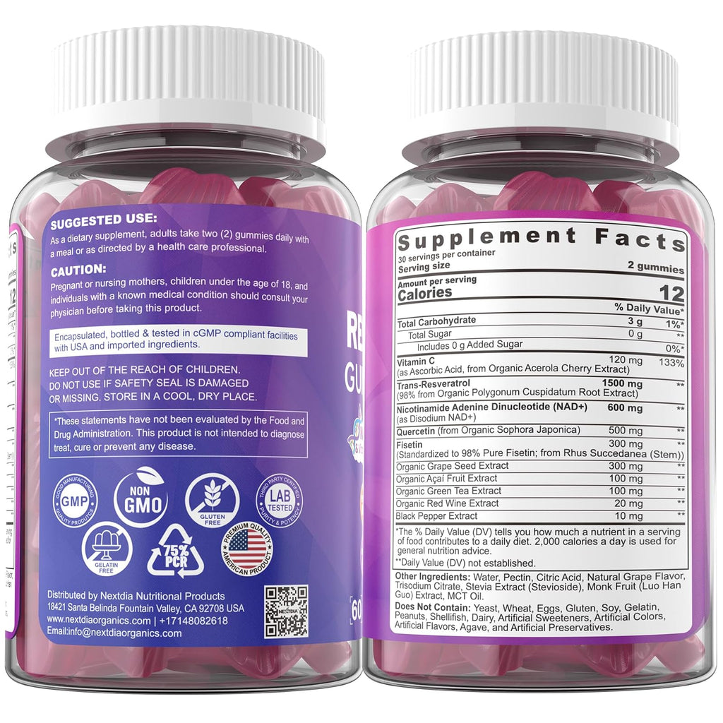 Daily Resveratrol for healthy aging