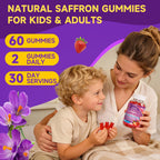 Daily saffron gummy for mental clarity