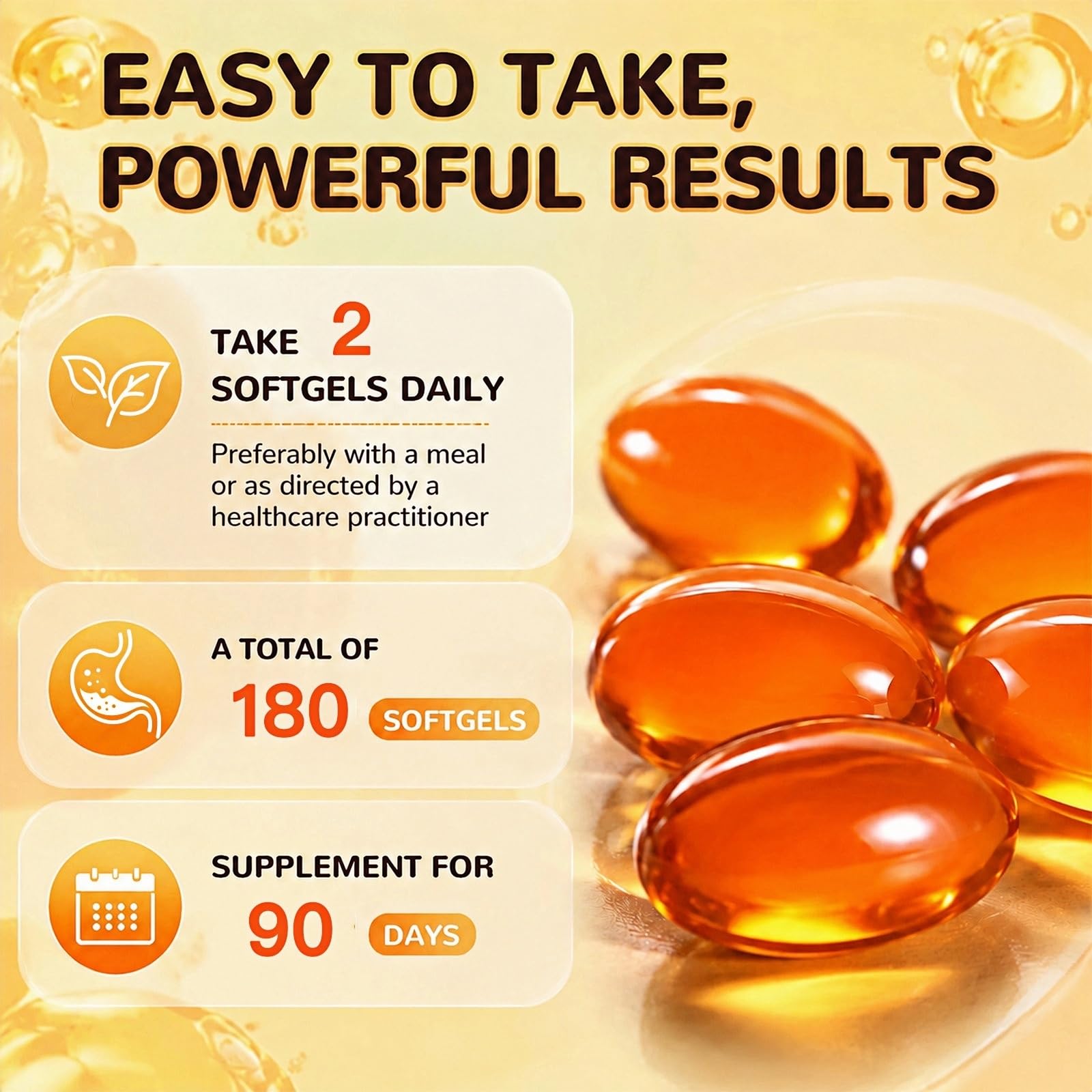 Daily softgel for wellness routine