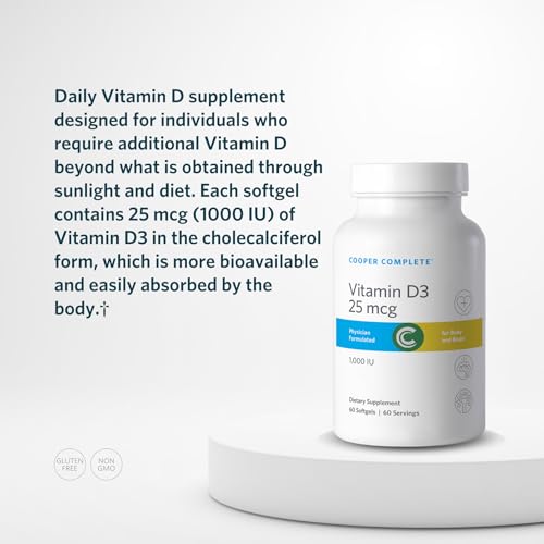 Daily softgels for vitamin D intake