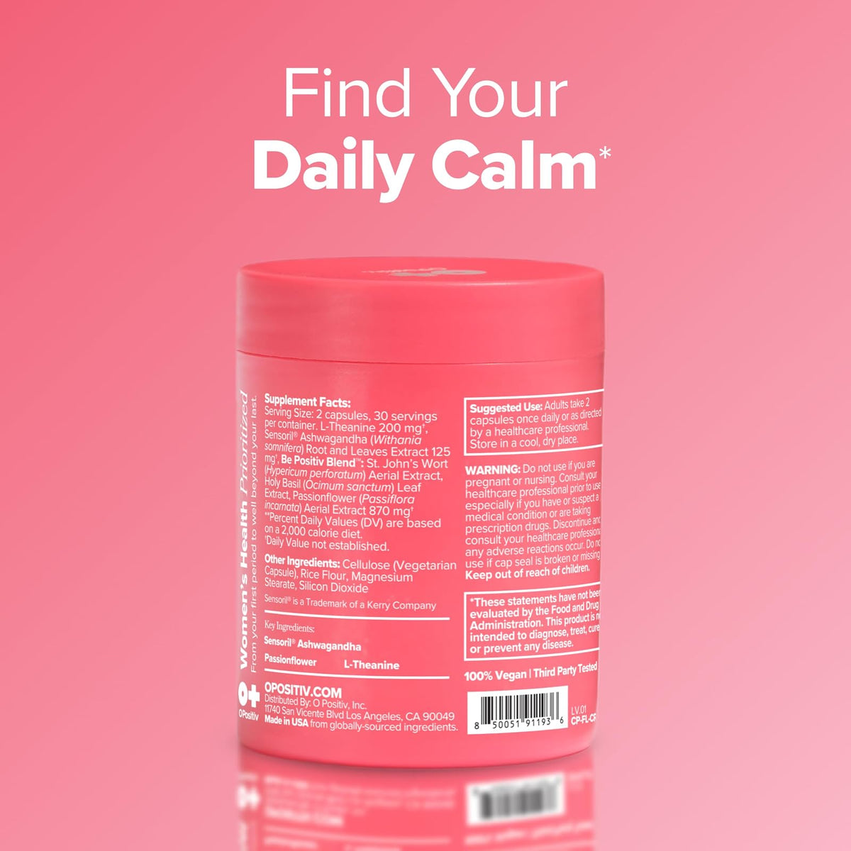 Daily stress support with Sensoril