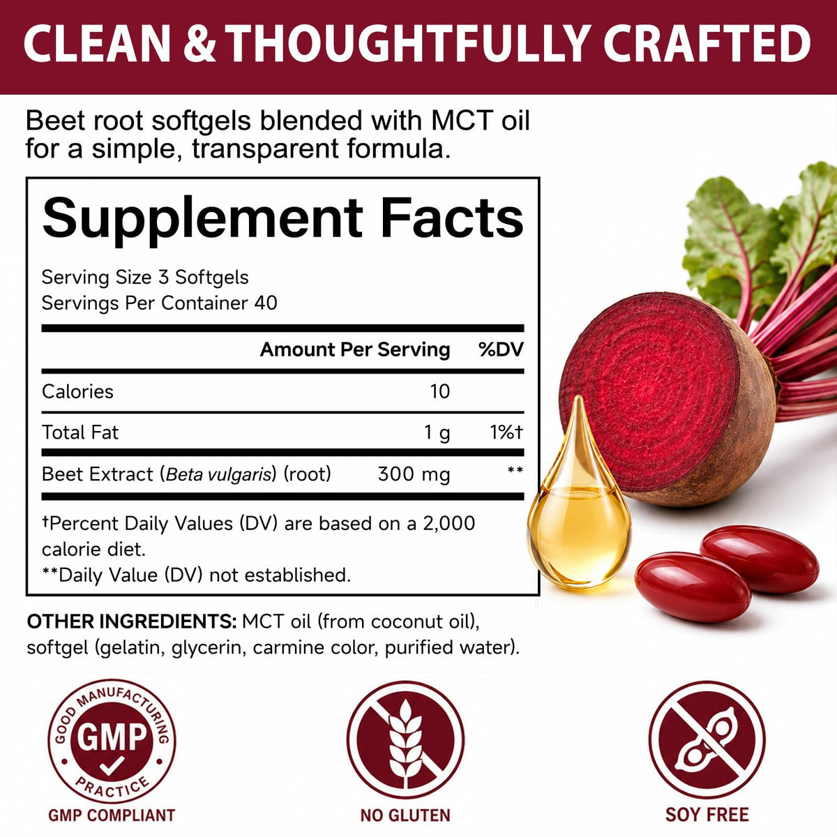 Daily superfood boost with beet root