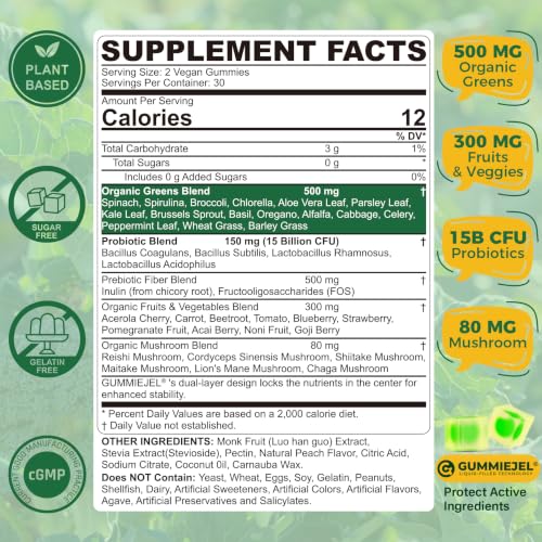 daily superfood gummies for adults