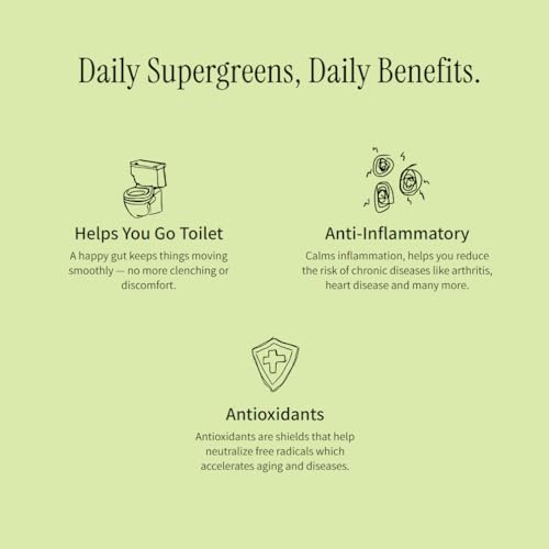 Daily Supergreens vegan health pack