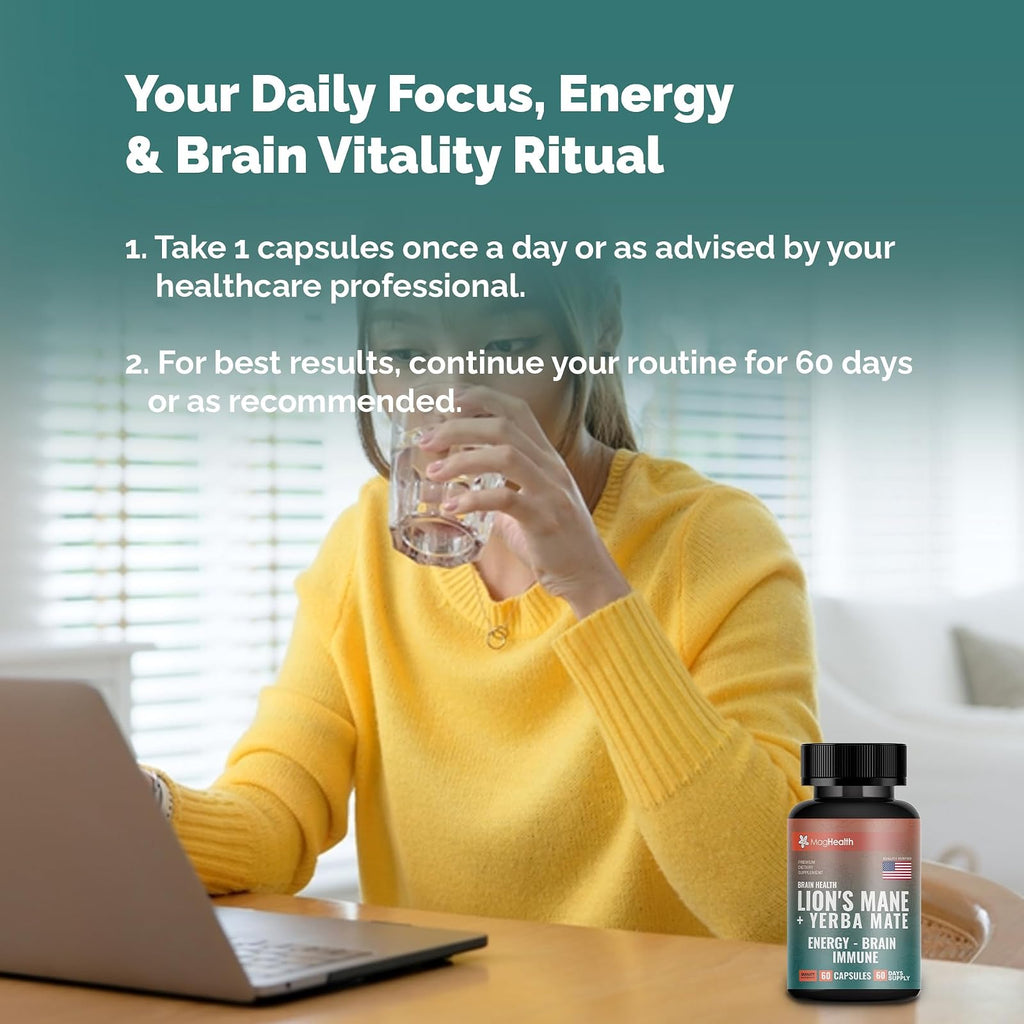 Daily supplement for brain health and vitality