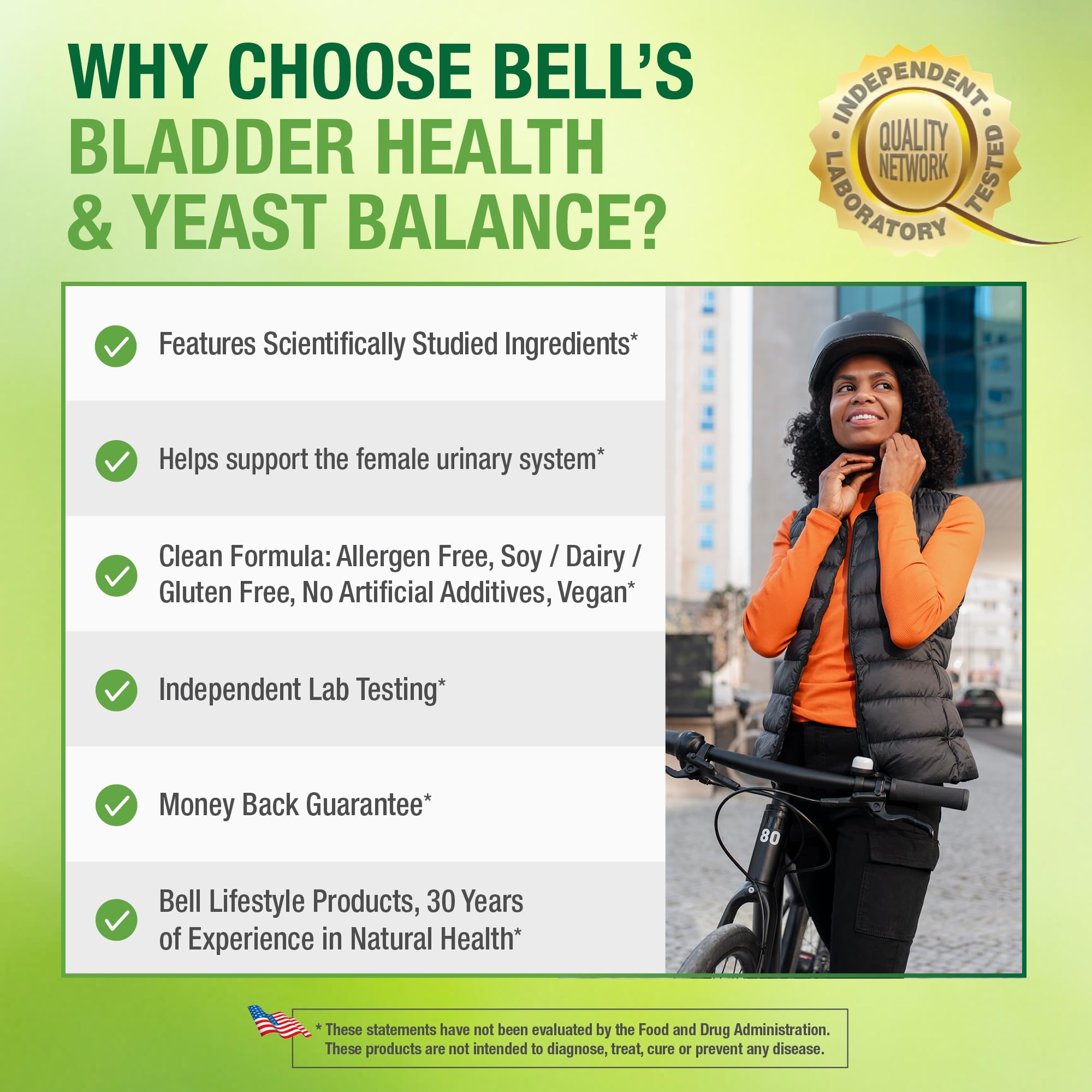 Daily supplement for feminine balance