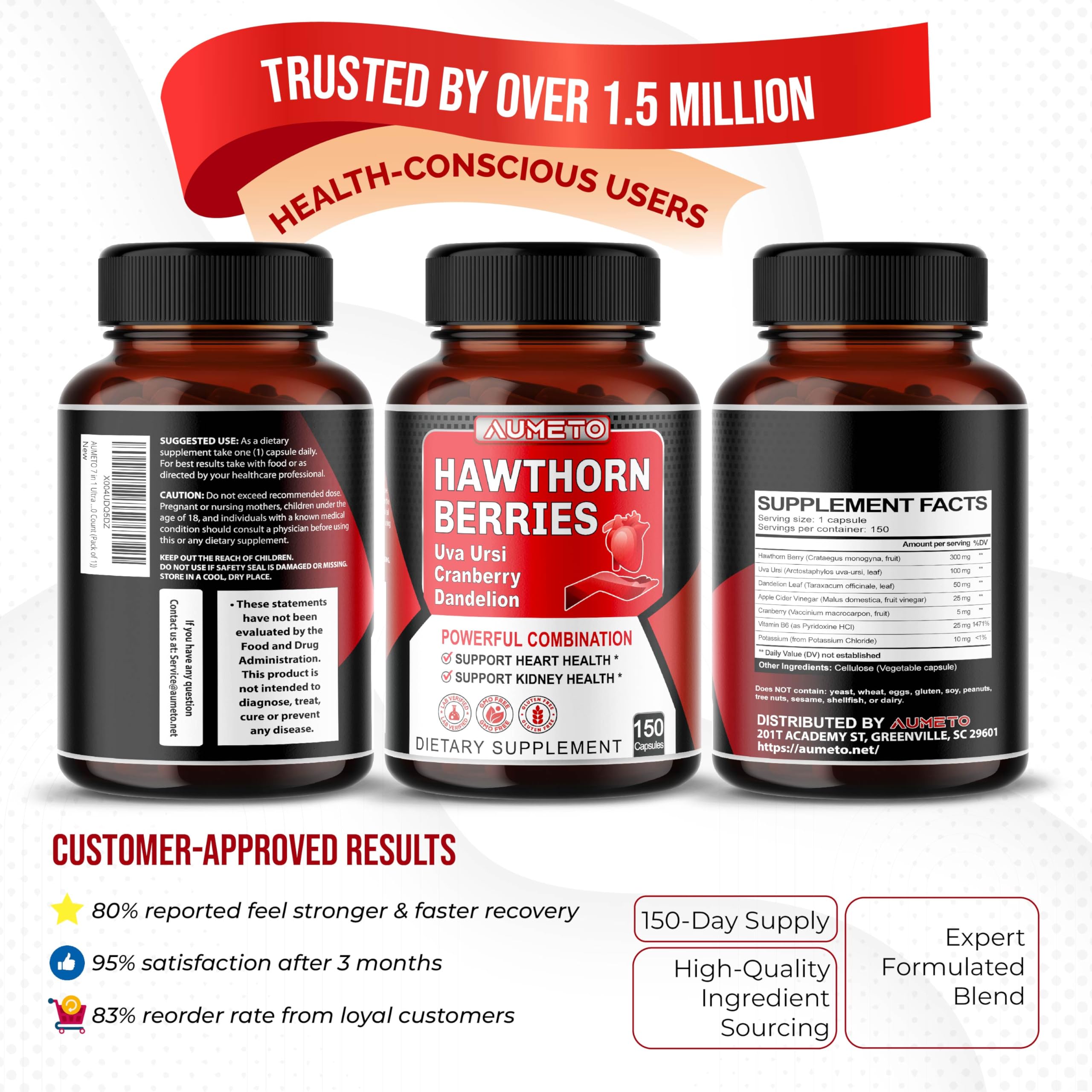 Daily supplement for heart and kidney