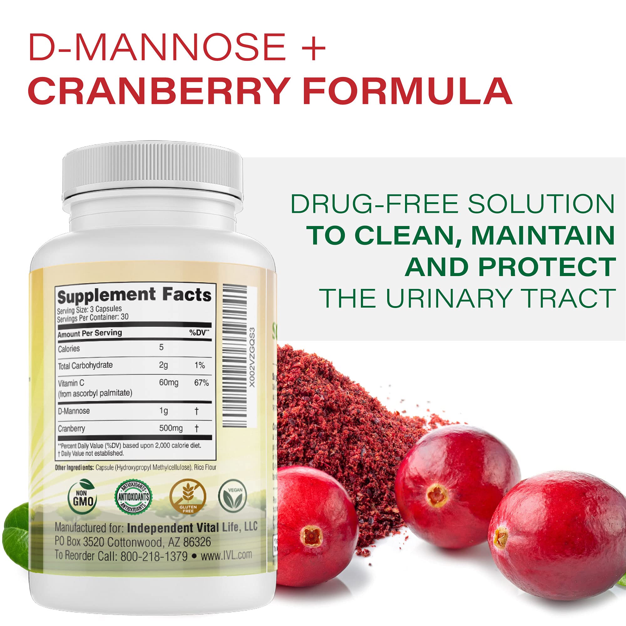 Daily supplement for urinary comfort