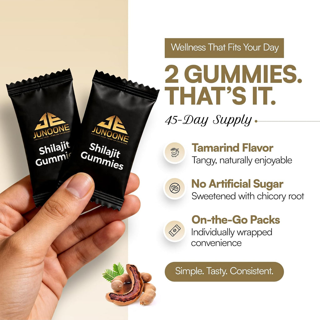 Daily supplement of Shilajit gummies