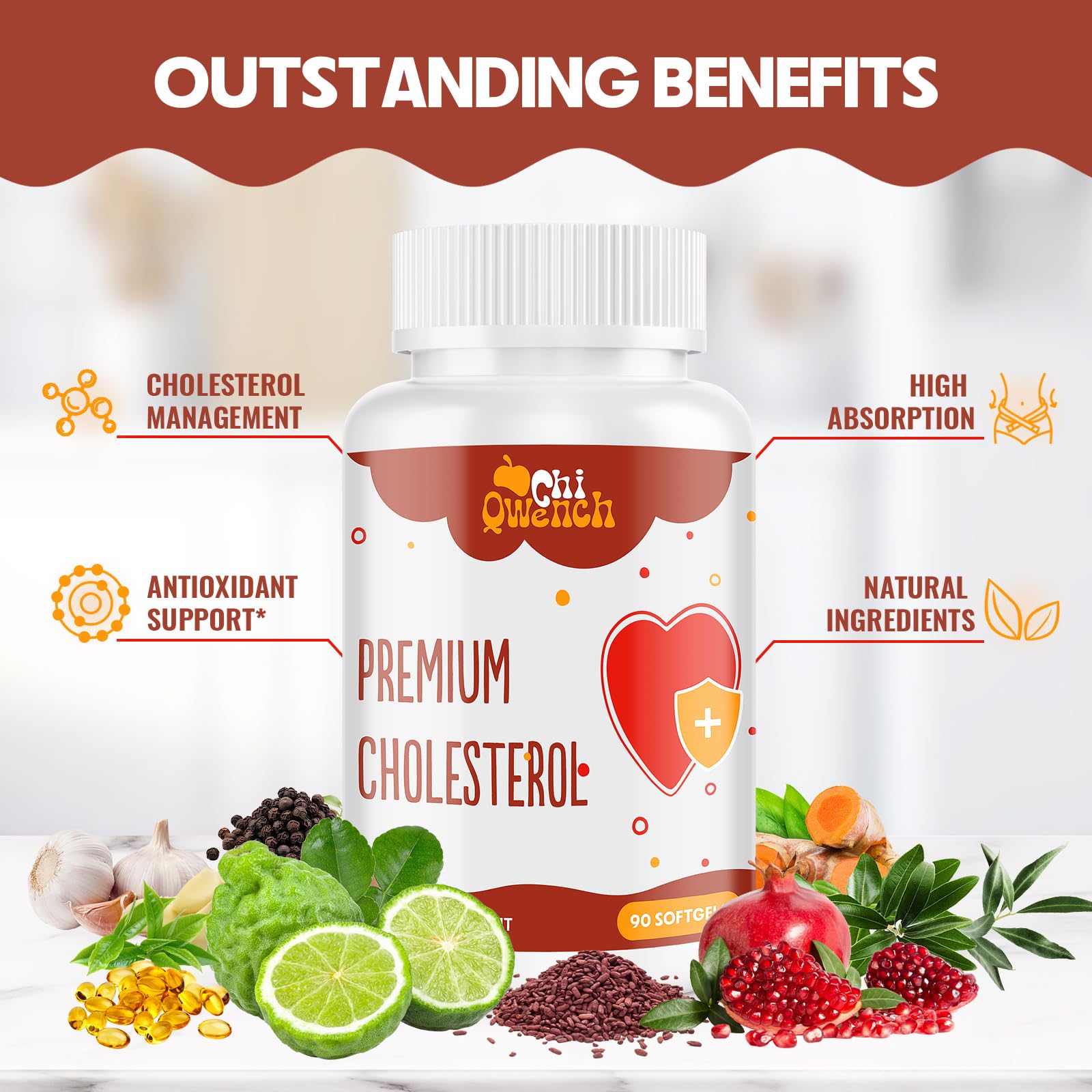 Daily supplements for cholesterol balance