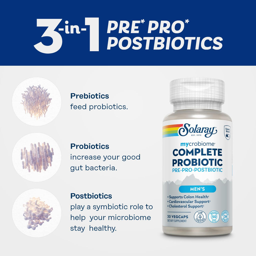 Daily support for gut health men