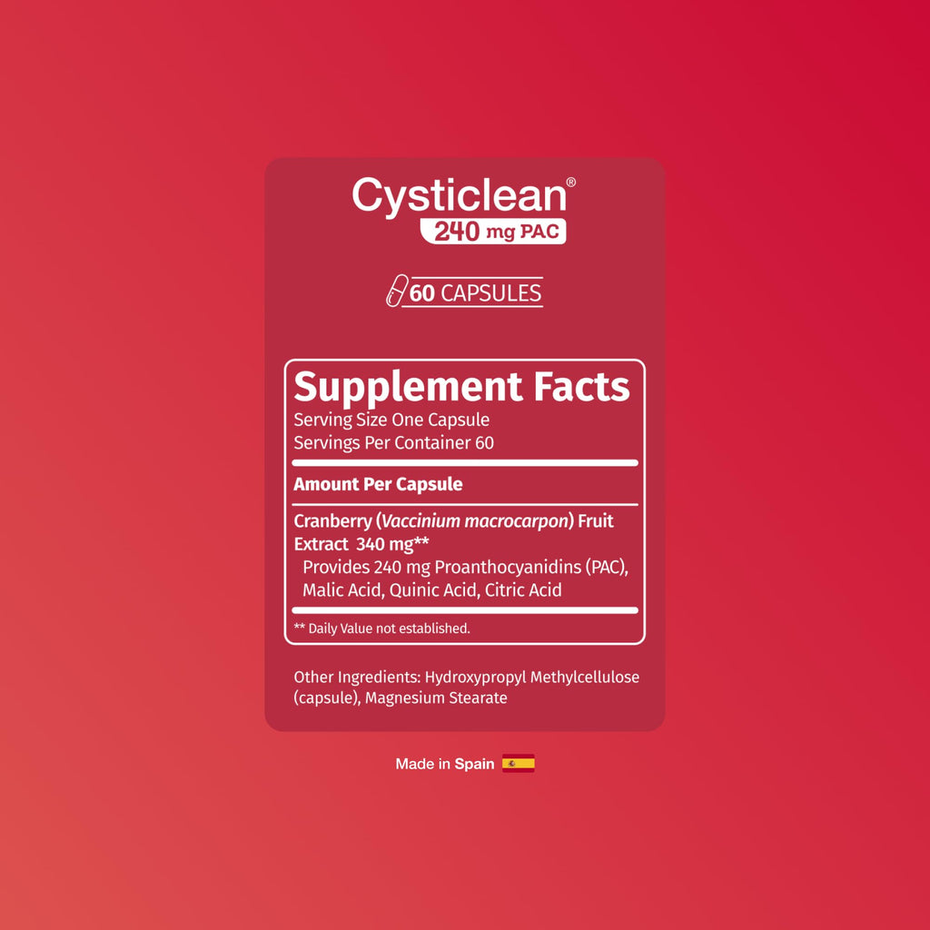 Daily support with Cysticlean cranberry extract