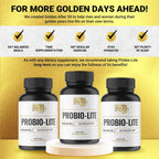 daily support with Golden After 50 probiotics